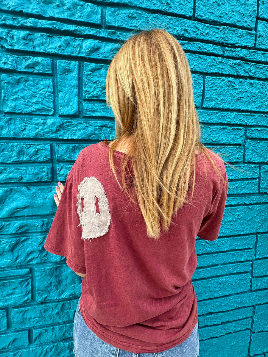 Tattered Tee PEACE – SaltLight ART
